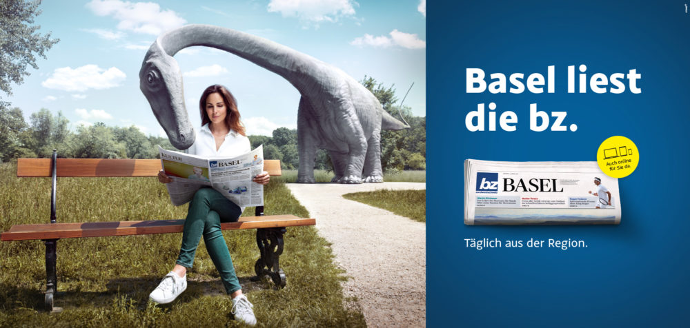 bz Basel «Basel liest die bz.» – Seiler's Werbeblog